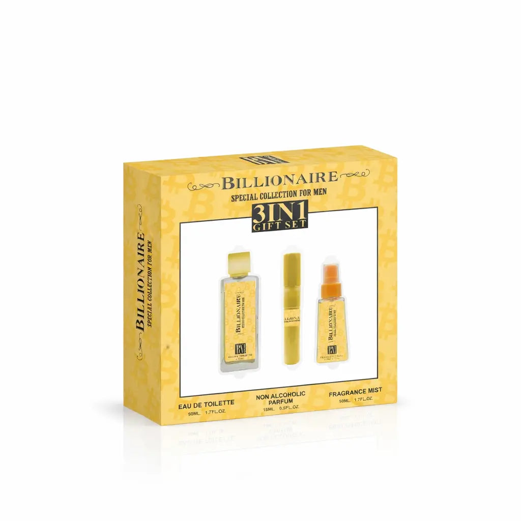 BN Parfums – 3IN1 Gift Set - Billionarie For Men - Stellaz.se